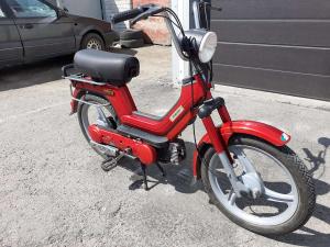 Red Piaggio Ciao 1998 in Panevezys, with an engine capacity of 49.00 L and mileage of 500 thousand km for 1250 €, photo 3 on AUTOMOTO.COM.LV