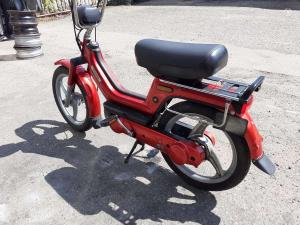 Red Piaggio Ciao 1998 in Panevezys, with an engine capacity of 49.00 L and mileage of 500 thousand km for 1250 €, photo 7 on AUTOMOTO.COM.LV