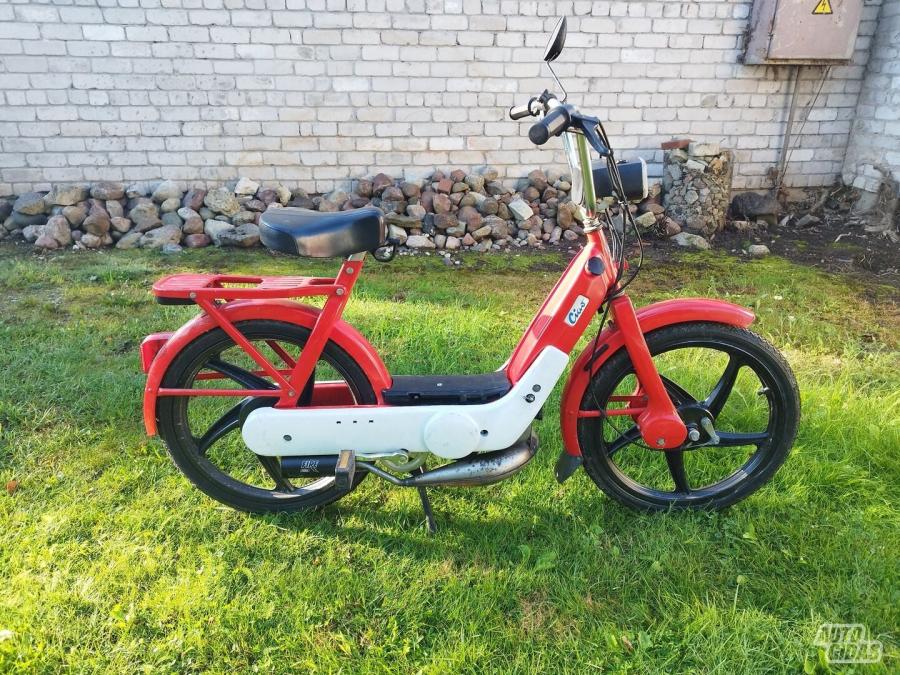 Sarkans Piaggio Ciao 1998 Panevēža, ar dzinēja tilpumu 0.07 L un nobraukumu 1 tūkst. km par 1150 €, foto 1 vietnē AUTOMOTO.COM.LV