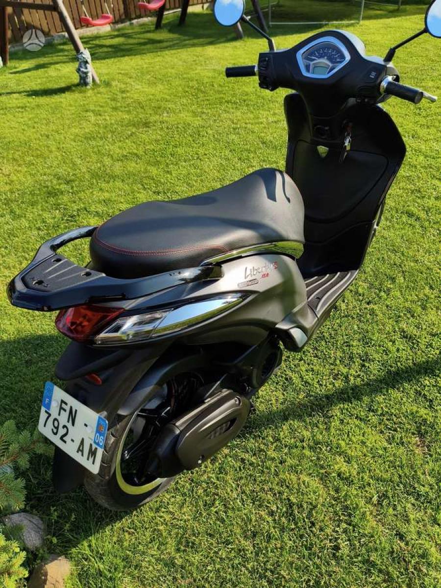 Grey Piaggio Liberty 2020 in Siauliai, with an engine capacity of 0.13 L and mileage of 10 thousand km for 2050 €, photo 6 on AUTOMOTO.COM.LV
