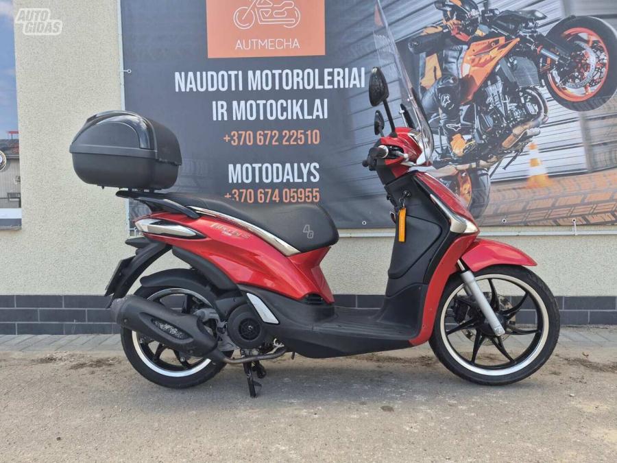 Sarkans Piaggio Liberty 2016 Panevēža, ar dzinēja tilpumu 0.13 L un nobraukumu 21 tūkst. km par 1450 €, foto 4 vietnē AUTOMOTO.COM.LV