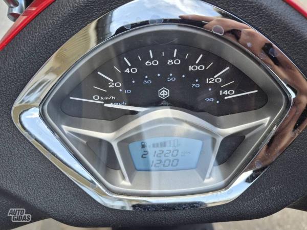 Sarkans Piaggio Liberty 2016 Panevēža, ar dzinēja tilpumu 0.13 L un nobraukumu 21 tūkst. km par 1450 €, foto 6 vietnē AUTOMOTO.COM.LV
