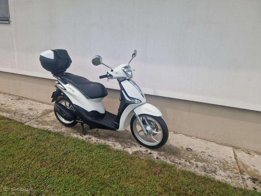 White Piaggio Liberty 2025 in Kedainiai, with an engine capacity of 49.00 L and mileage of 23 thousand km for 2800 €, photo 17 on AUTOMOTO.COM.LV