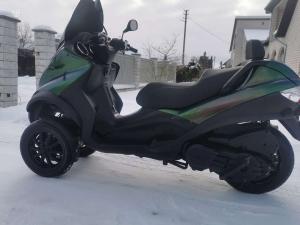 Зеленый Piaggio MP3 2009 в Юрбаркас, объемом двигателя 0.40 л и пробегом 42 тыс. км за 1600 €, фото 9 на AUTOMOTO.COM.LV