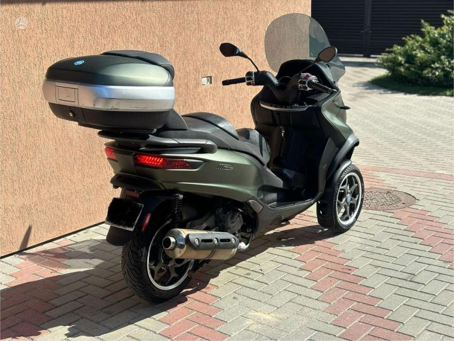 Green Piaggio MP3 2017 in Taurage, with an engine capacity of 0.50 L and mileage of 15 thousand km for 3200 €, photo 7 on AUTOMOTO.COM.LV