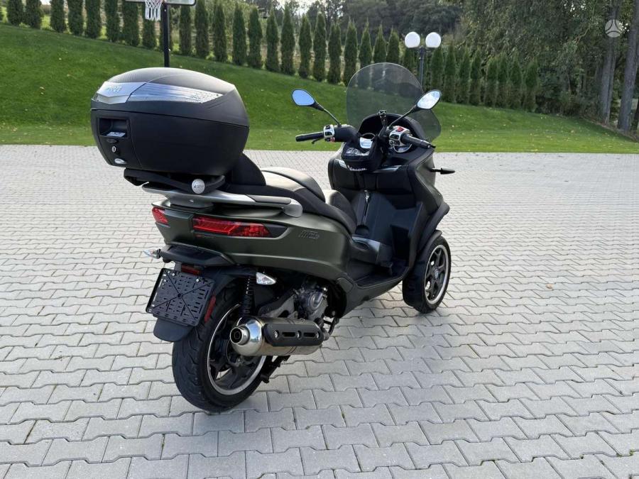 Green Piaggio MP3 2018 in Vilnius, with an engine capacity of 0.50 L and mileage of 14 thousand km for 4950 €, photo 10 on AUTOMOTO.COM.LV
