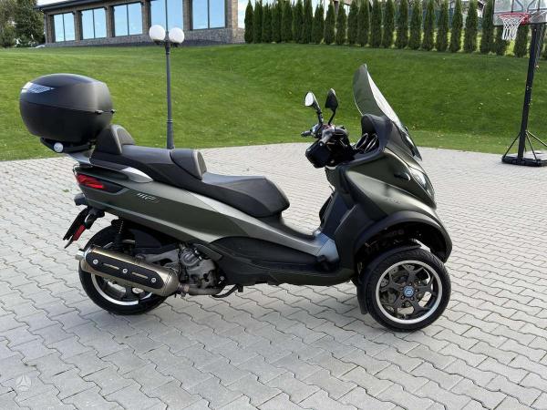 Green Piaggio MP3 2018 in Vilnius, with an engine capacity of 0.50 L and mileage of 14 thousand km for 4950 €, photo 11 on AUTOMOTO.COM.LV