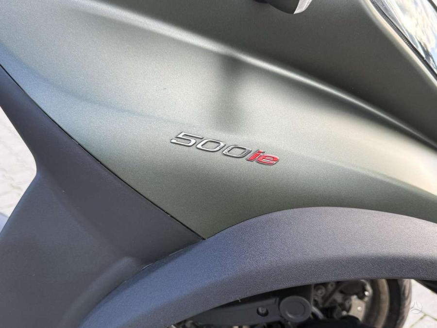 Green Piaggio MP3 2018 in Vilnius, with an engine capacity of 0.50 L and mileage of 14 thousand km for 4950 €, photo 13 on AUTOMOTO.COM.LV