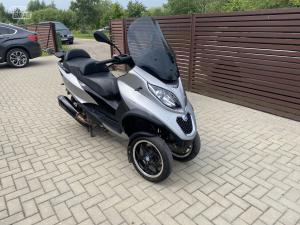 Grey Piaggio MP3 2015 in Kaunas, with an engine capacity of 0.50 L and mileage of 8 thousand km for 3499 €, photo 4 on AUTOMOTO.COM.LV