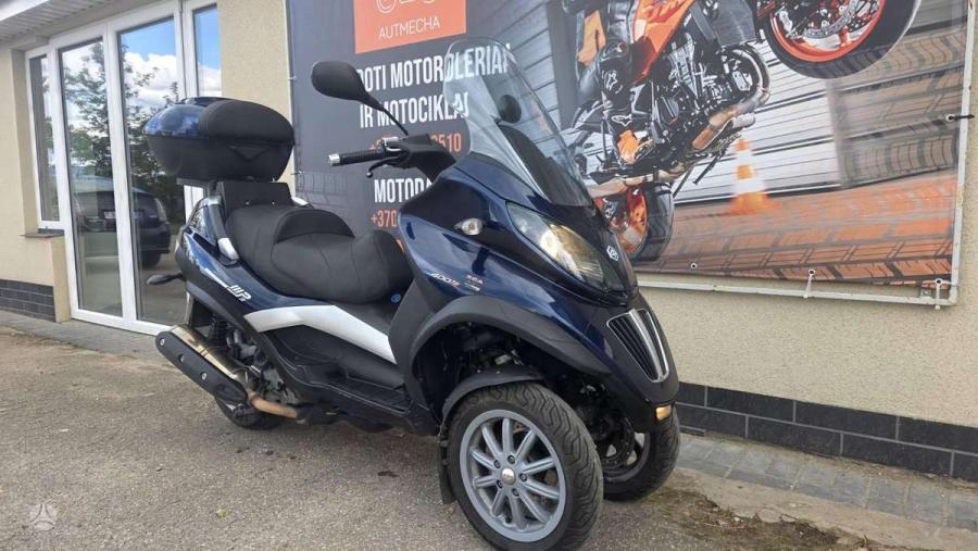 Piaggio MP3 2008 in Panevezys, with an engine capacity of 0.40 L and mileage of 46 thousand km for 1850 €, photo 1 on AUTOMOTO.COM.LV
