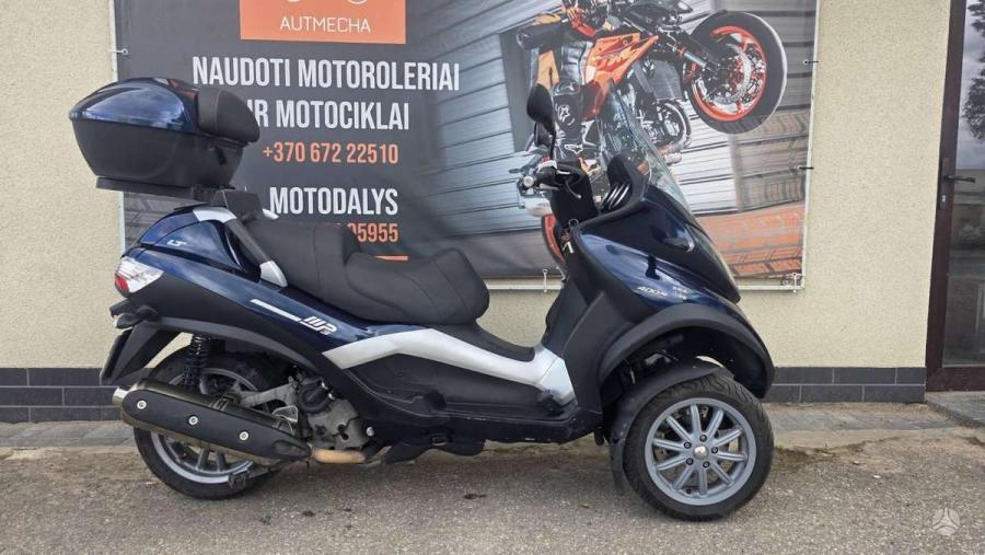 Piaggio MP3 2008 in Panevezys, with an engine capacity of 0.40 L and mileage of 46 thousand km for 1850 €, photo 4 on AUTOMOTO.COM.LV