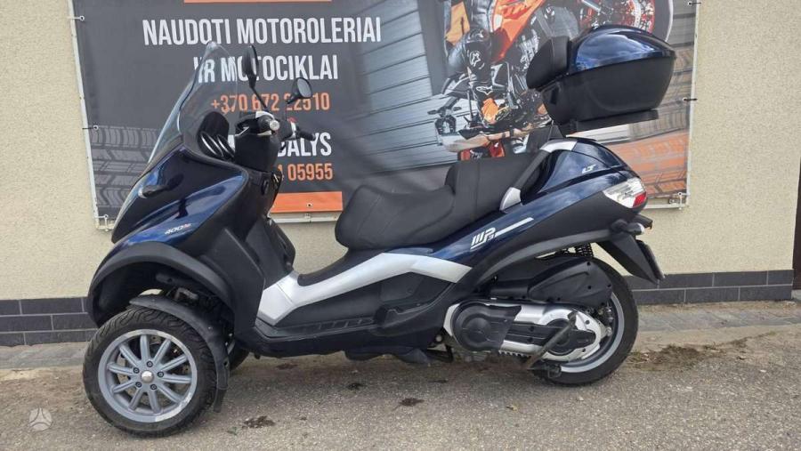 Piaggio MP3 2008 in Panevezys, with an engine capacity of 0.40 L and mileage of 46 thousand km for 1850 €, photo 5 on AUTOMOTO.COM.LV