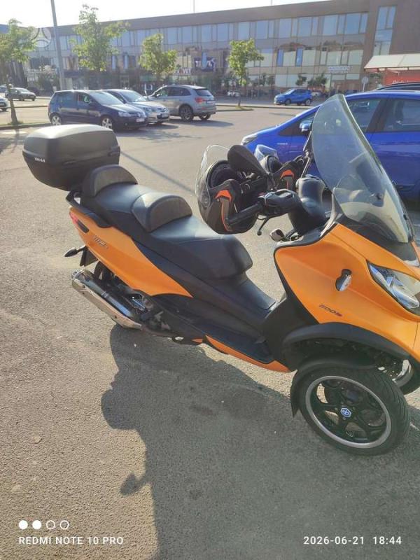Dzeltens Piaggio MP3 2016 Šilutė, ar dzinēja tilpumu 0.50 L un nobraukumu 17 tūkst. km par 3900 €, foto 5 vietnē AUTOMOTO.COM.LV