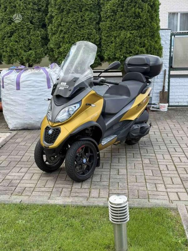Желтый Piaggio MP3 2019 в Вильнюс, объемом двигателя 0.49 л и пробегом 14 тыс. км за 6200 €, фото 1 на AUTOMOTO.COM.LV