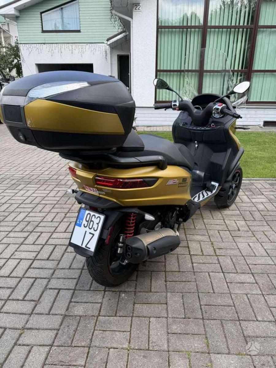 Желтый Piaggio MP3 2019 в Вильнюс, объемом двигателя 0.49 л и пробегом 14 тыс. км за 6200 €, фото 5 на AUTOMOTO.COM.LV