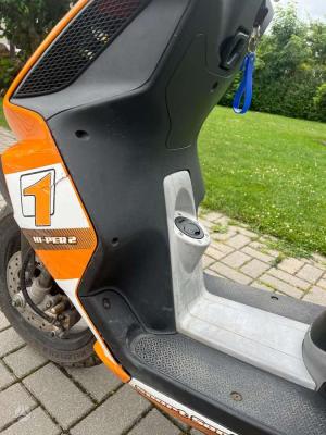 Piaggio NRG 2008 in Klaipeda, with an engine capacity of 49.00 L and mileage of 18 thousand km for 950 €, photo 9 on AUTOMOTO.COM.LV