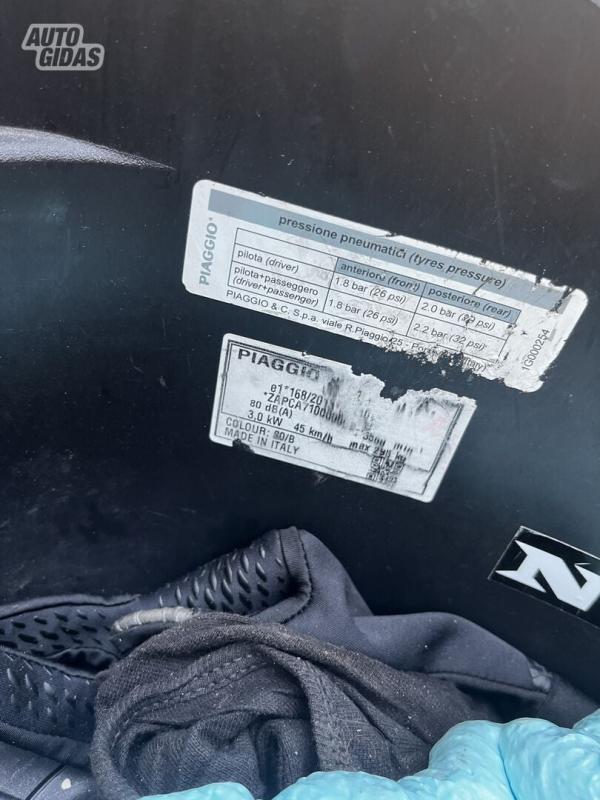 Piaggio NRG 2019 in Kaunas, with an engine capacity of 0.07 L and mileage of 7 thousand km for 1999 €, photo 11 on AUTOMOTO.COM.LV
