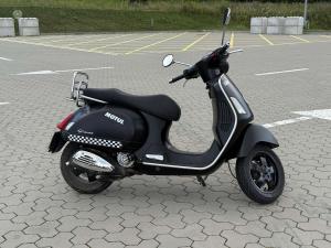 Black Piaggio Vespa 2006 in Vilnius, with an engine capacity of 0.24 L and mileage of 74 thousand km for 2000 €, photo 3 on AUTOMOTO.COM.LV