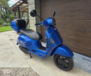 Blue Piaggio Vespa 2006 in Pasvalys, with an engine capacity of 0.13 L and mileage of 41 thousand km for 1499 €, photo  on AUTOMOTO.COM.LV