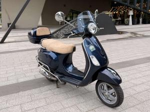 Blue Piaggio Vespa 2008 in Vilnius, with an engine capacity of 0.13 L and mileage of 5 thousand km for 2200 €, photo 6 on AUTOMOTO.COM.LV