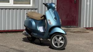 Blue Piaggio Vespa 2008 in Ukmerge, with an engine capacity of 49.00 L and mileage of 11 thousand km for 550 €, photo  on AUTOMOTO.COM.LV