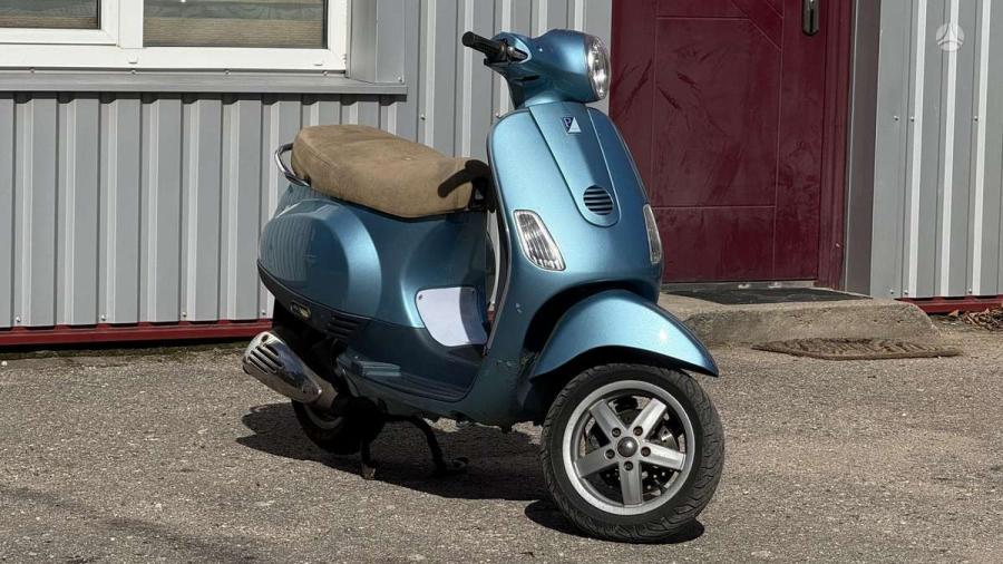 Синий Piaggio Vespa 2008 в Укмерге, объемом двигателя 49.00 л и пробегом 11 тыс. км за 550 €, фото 1 на AUTOMOTO.COM.LV