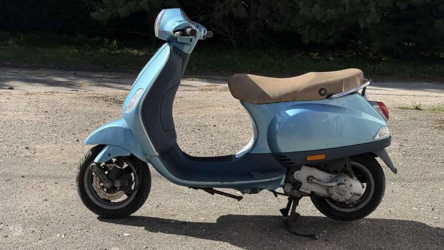 Синий Piaggio Vespa 2008 в Укмерге, объемом двигателя 49.00 л и пробегом 11 тыс. км за 550 €, фото 5 на AUTOMOTO.COM.LV