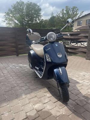 Синий Piaggio Vespa 2009 в Паневежис, объемом двигателя 0.12 л и пробегом 6 тыс. км за 2000 €, фото  на AUTOMOTO.COM.LV