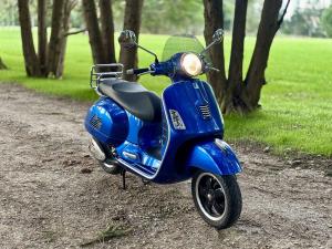Синий Piaggio Vespa 2015 в Каунас, объемом двигателя 0.13 л и пробегом 13 тыс. км за 2450 €, фото  на AUTOMOTO.COM.LV