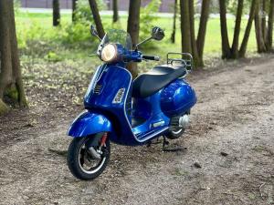 Синий Piaggio Vespa 2015 в Каунас, объемом двигателя 0.13 л и пробегом 13 тыс. км за 2450 €, фото 7 на AUTOMOTO.COM.LV