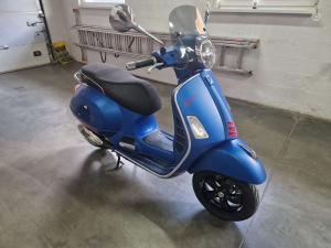 Синий Piaggio Vespa 2021 в Шяуляй, объемом двигателя 0.28 л и пробегом 6 тыс. км за 2900 €, фото 3 на AUTOMOTO.COM.LV