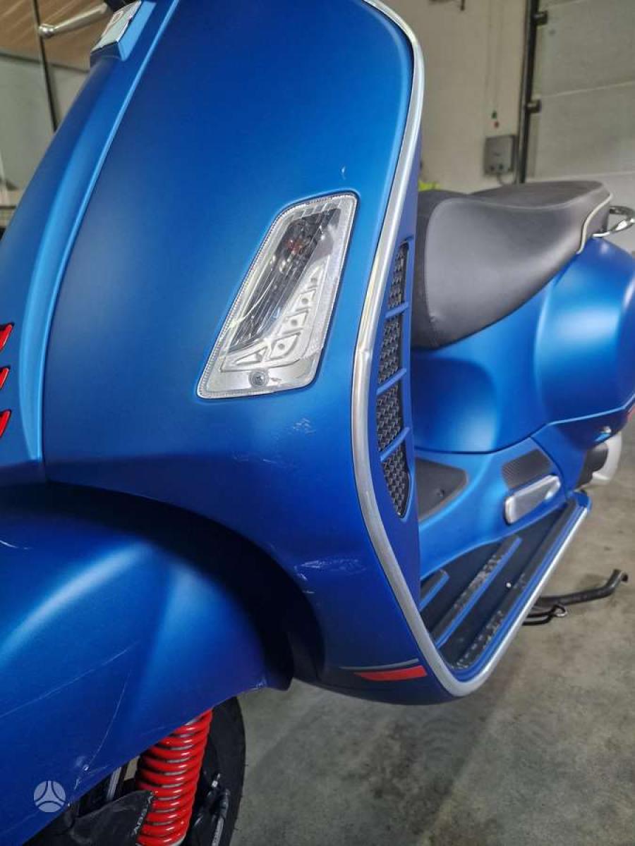 Синий Piaggio Vespa 2021 в Шяуляй, объемом двигателя 0.28 л и пробегом 6 тыс. км за 2900 €, фото 9 на AUTOMOTO.COM.LV