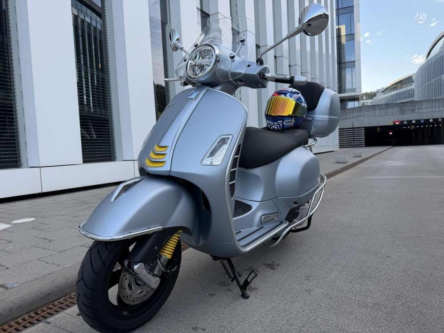 Синий Piaggio Vespa 2021 в Вильнюс, объемом двигателя 0.30 л и пробегом 8 тыс. км за 4772 €, фото 1 на AUTOMOTO.COM.LV