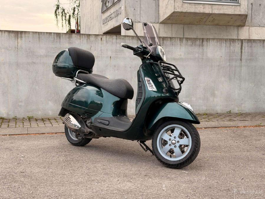 Zaļš Piaggio Vespa 2008 Kauņa, ar dzinēja tilpumu 0.12 L un nobraukumu 15 tūkst. km par 1990 €, foto 15 vietnē AUTOMOTO.COM.LV
