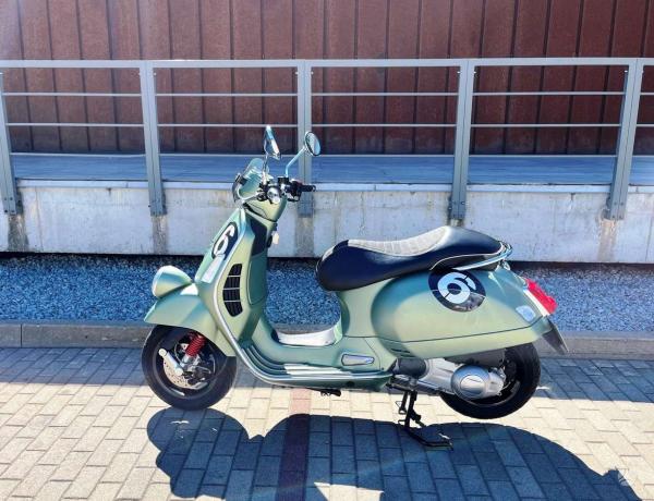 Green Piaggio Vespa 2018 in Marupe, with an engine capacity of 0.30 L and mileage of 13 thousand km for 3500 €, photo 6 on AUTOMOTO.COM.LV
