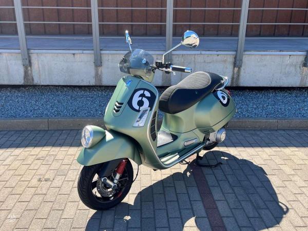 Green Piaggio Vespa 2018 in Marupe, with an engine capacity of 0.30 L and mileage of 13 thousand km for 3500 €, photo 7 on AUTOMOTO.COM.LV