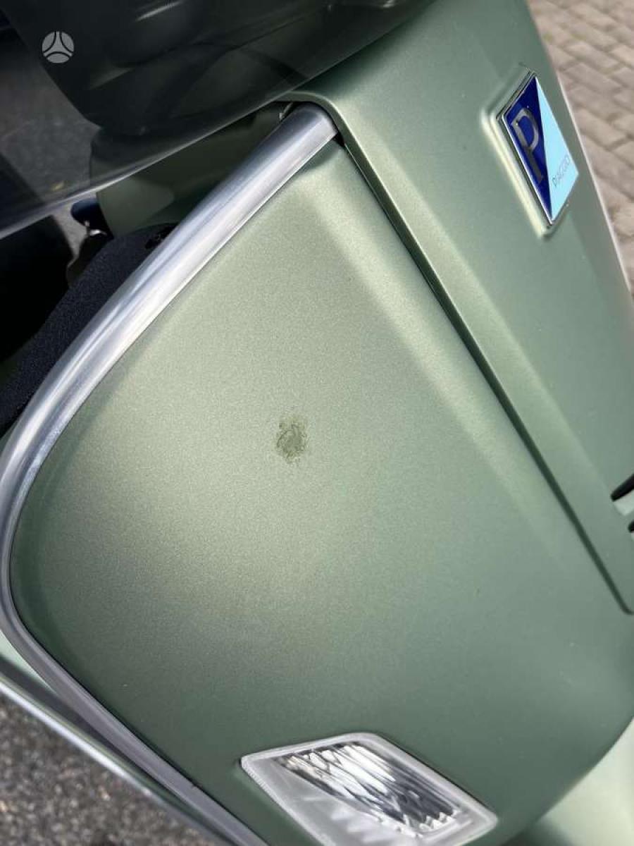 Green Piaggio Vespa 2018 in Marupe, with an engine capacity of 0.30 L and mileage of 13 thousand km for 3500 €, photo 16 on AUTOMOTO.COM.LV
