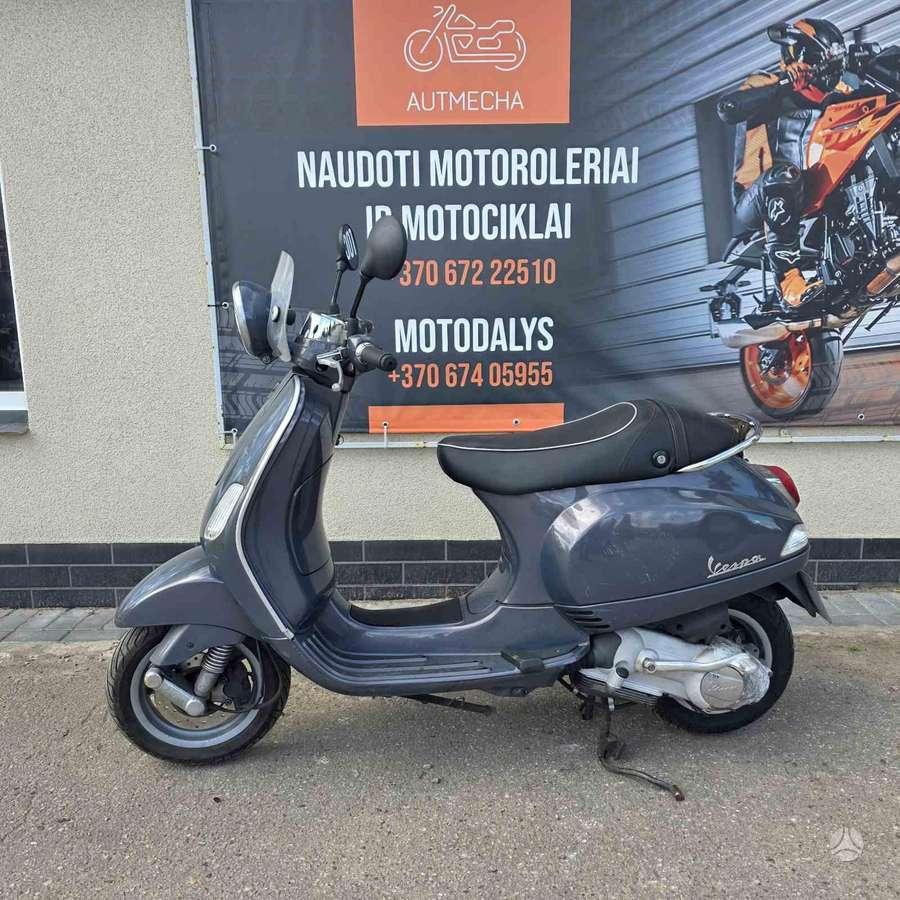 Grey Piaggio Vespa 2006 in Panevezys, with an engine capacity of 0.13 L and mileage of 22 thousand km for 1450 €, photo 8 on AUTOMOTO.COM.LV