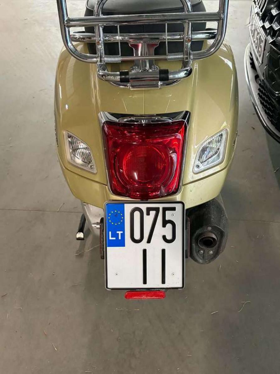 Piaggio Vespa 2021 in Vilnius, with an engine capacity of 0.30 L and mileage of 6 thousand km for 5500 €, photo 9 on AUTOMOTO.COM.LV