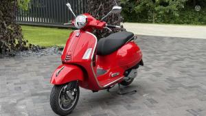 Sarkans Piaggio Vespa 2025 Marijampole, ar dzinēja tilpumu 0.13 L un nobraukumu 2 tūkst. km par 4950 €, foto 13 vietnē AUTOMOTO.COM.LV