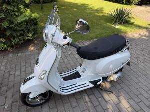 White Piaggio Vespa 2013 in Vilnius, with an engine capacity of 0.15 L and mileage of 4 thousand km for 2500 €, photo 5 on AUTOMOTO.COM.LV