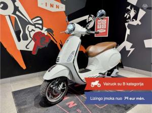 Balts Piaggio Vespa 2024 Viļņa, ar dzinēja tilpumu 0.13 L un nobraukumu 8 tūkst. km par 3799 €, foto  vietnē AUTOMOTO.COM.LV