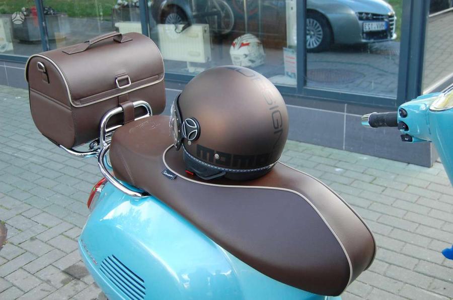 White Piaggio Vespa 2026 in Vilnius, with an engine capacity of 0.13 L and mileage of 0 thousand km for 6249 €, photo 7 on AUTOMOTO.COM.LV