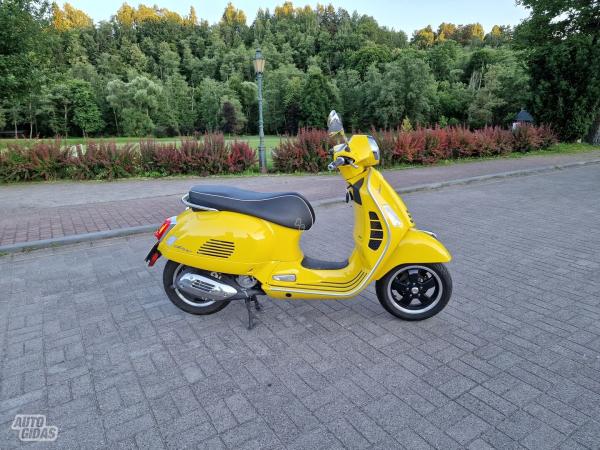 Dzeltens Piaggio Vespa 2019 Viļņa, ar dzinēja tilpumu 0.30 L un nobraukumu 5 tūkst. km par 5250 €, foto 6 vietnē AUTOMOTO.COM.LV
