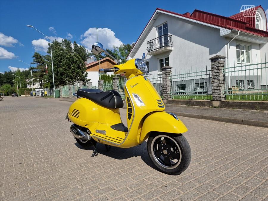 Yellow Piaggio Vespa 2019 in Vilnius, with an engine capacity of 0.30 L and mileage of 5 thousand km for 5250 €, photo 20 on AUTOMOTO.COM.LV