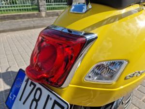 Yellow Piaggio Vespa 2019 in Vilnius, with an engine capacity of 0.30 L and mileage of 5 thousand km for 5250 €, photo 26 on AUTOMOTO.COM.LV