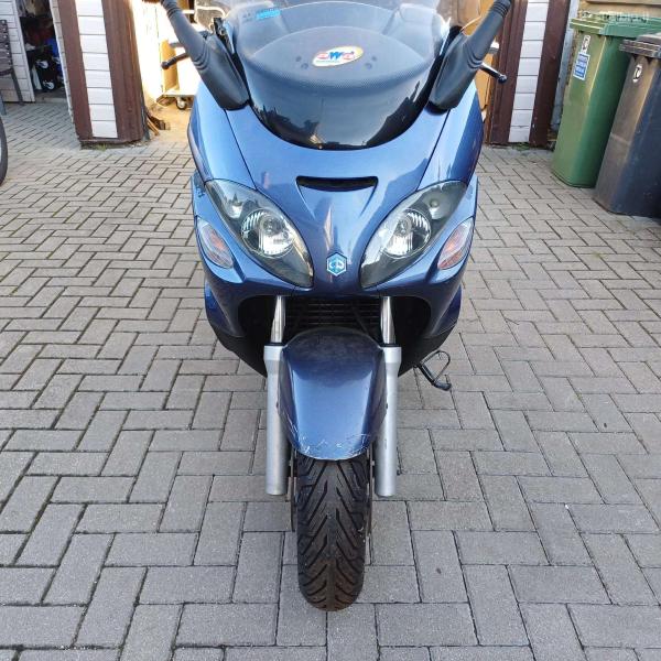 Blue Piaggio X9 2002 in Panevezys, with an engine capacity of 0.25 L and mileage of 65 thousand km for 550 €, photo 3 on AUTOMOTO.COM.LV