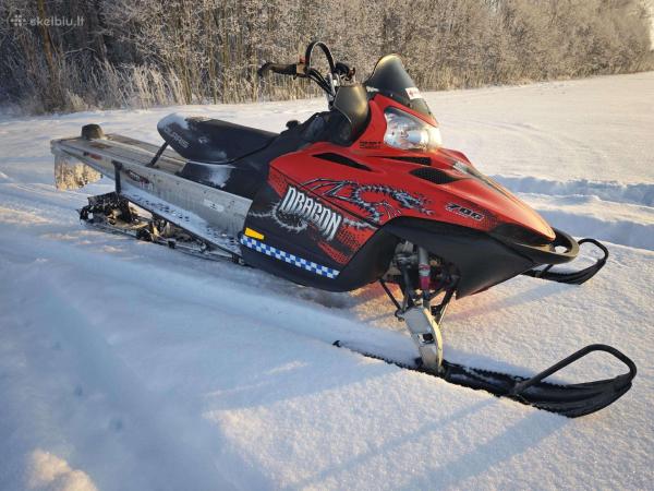 Red Polaris Dragon 2007 in Pakruojis, with an engine capacity of 0.00 L and mileage of 4 thousand km for 3400 €, photo 1 on AUTOMOTO.COM.LV