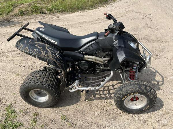 Black Polaris Predator 2008 in Silute, with an engine capacity of 0.50 L and mileage of 1 thousand km for 2200 €, photo 3 on AUTOMOTO.COM.LV