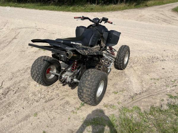 Black Polaris Predator 2008 in Silute, with an engine capacity of 0.50 L and mileage of 1 thousand km for 2200 €, photo 5 on AUTOMOTO.COM.LV
